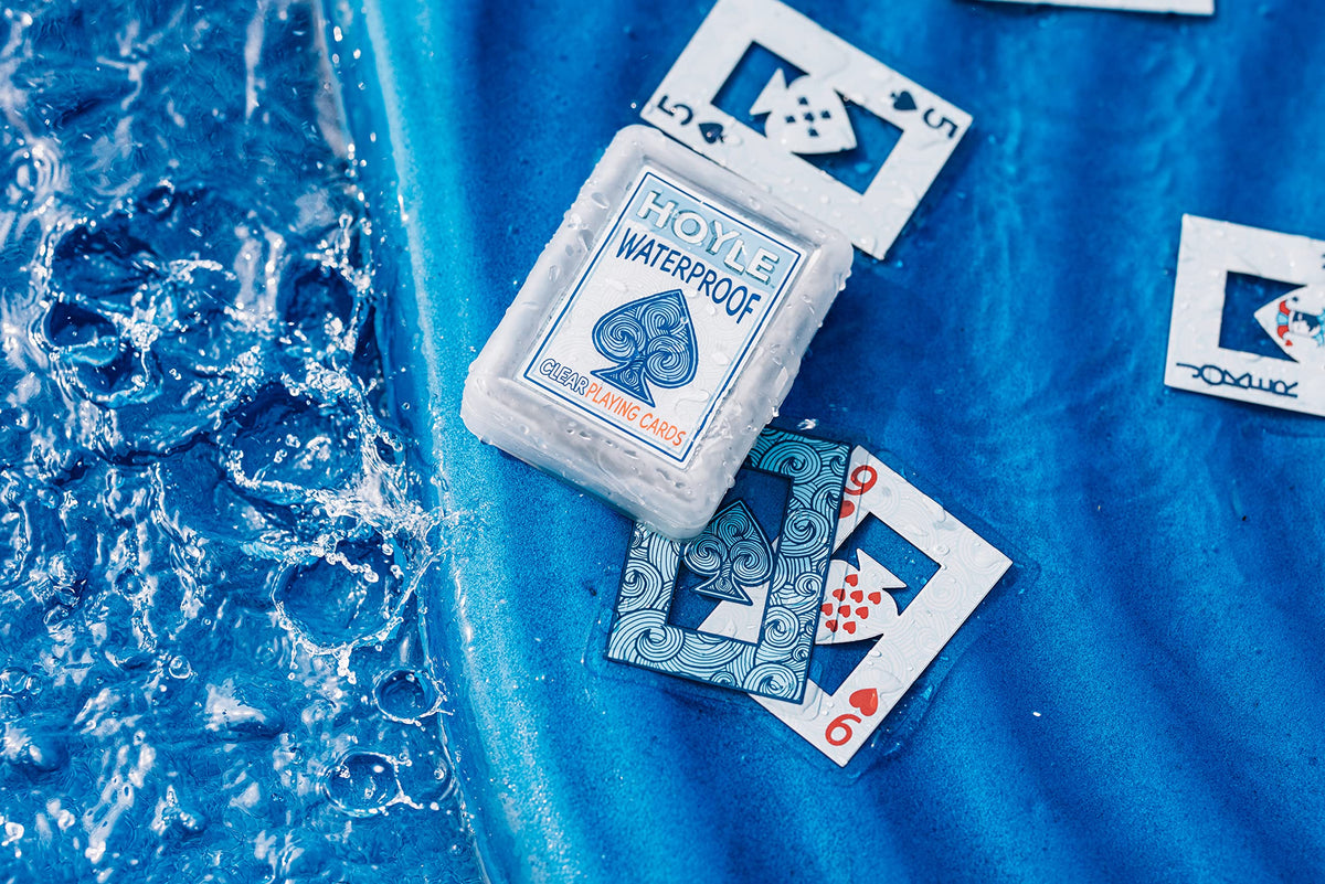 Hoyle Waterproof Playing Cards, Clear, 1 Deck – Love The Beach